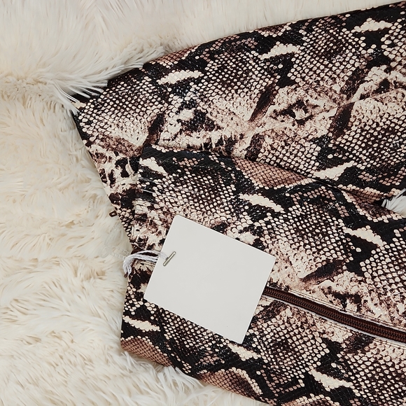 Alex Marie | Shoes | Alex Marie Pamilla Snake Print Tall Shaft Boots ...